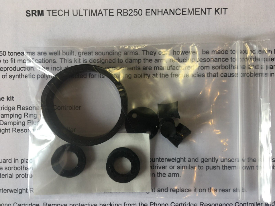 SRM TECH ULTIMATE REGA RB250 RB251 RB100 RB101 TONEARM ENHANCEMENT KIT ...