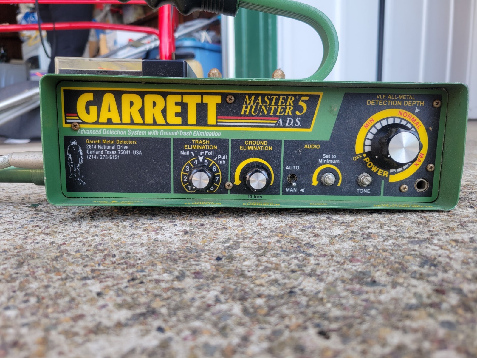Vintage GARRETT MASTER HUNTER 5 Metal Detector | eBay