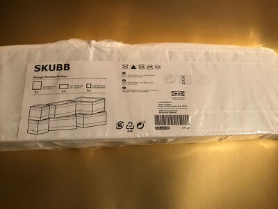 IKEA Skubb Design Monika Mulder Pack of 6 white Drawer Organizers New ...