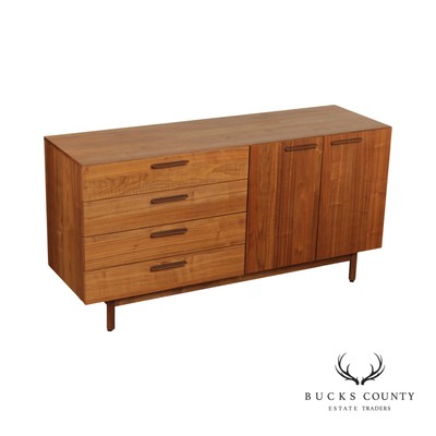 Blu Dot Mid Century Modern Style Walnut 'Shale' Sideboard | eBay