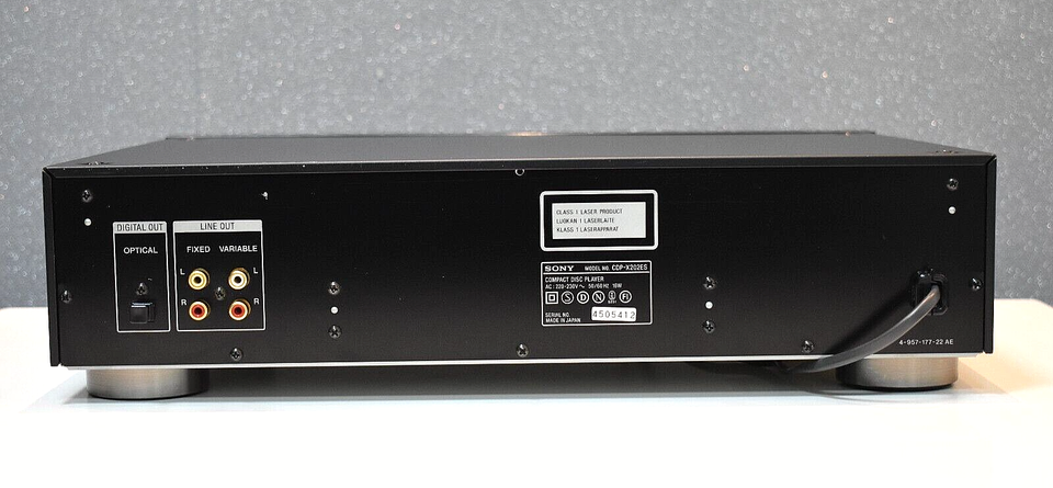 SONY CDP-202 ES CD-Player Top Zustand mit Zubehör und OVP | eBay