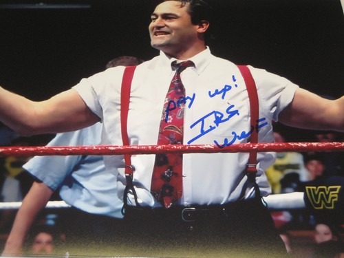 WWF, WWE IRS MIKE ROTUNDA AUTOGRAPHED SIGNED 8X10 PHOTO W/ COA FREE ...