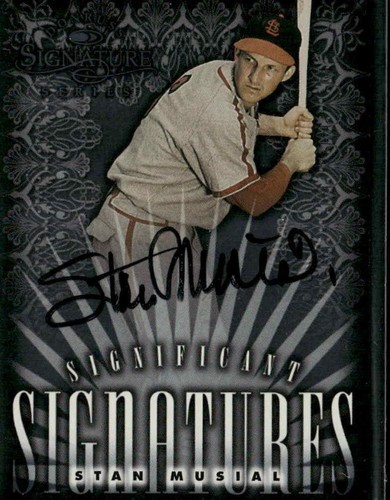1998 Donruss Signature #NNO Stan Musial Significant Signatures #/2000 ...