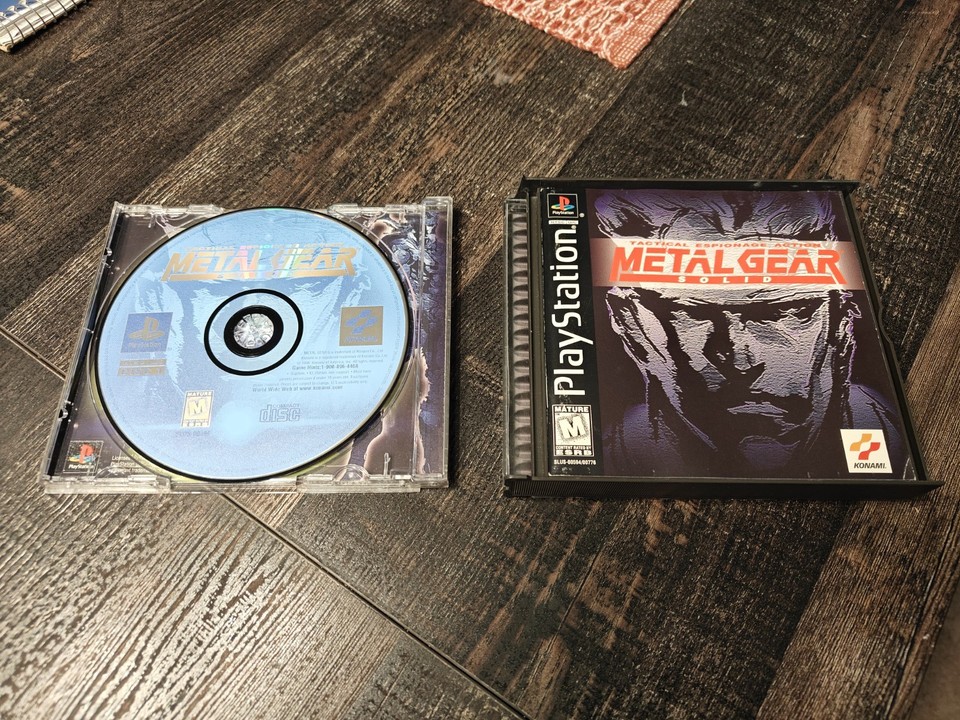 Metal Gear Solid Black Label CIB (Sony PlayStation 1, 1999) Please Read ...