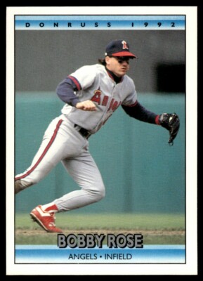 1992 Donruss #90 Bobby Rose California Angels | eBay