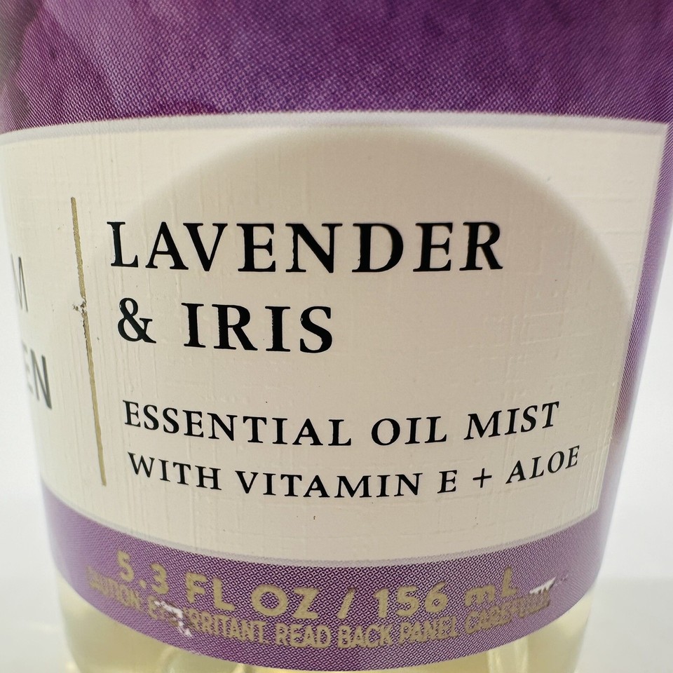 3-PACK BATH & BODY WORKS CALM HAVEN LAVENDER & IRIS ESSENTIAL OIL MIST ...