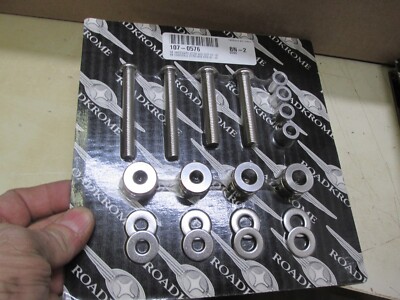 ROADKROME - REMOVABLE SADDLEBAG BUTTON MOUNT KIT - VT750 ACE WITH ...