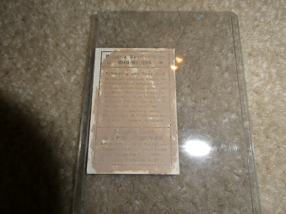 RARE 1932 Bulgaria Sport Babe Ruth Card #256 | eBay
