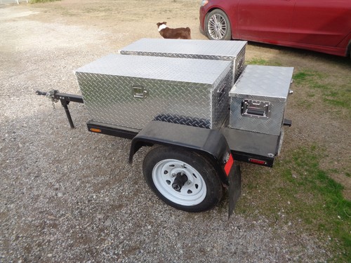 motorcycle pull behind cargo trailer | eBay