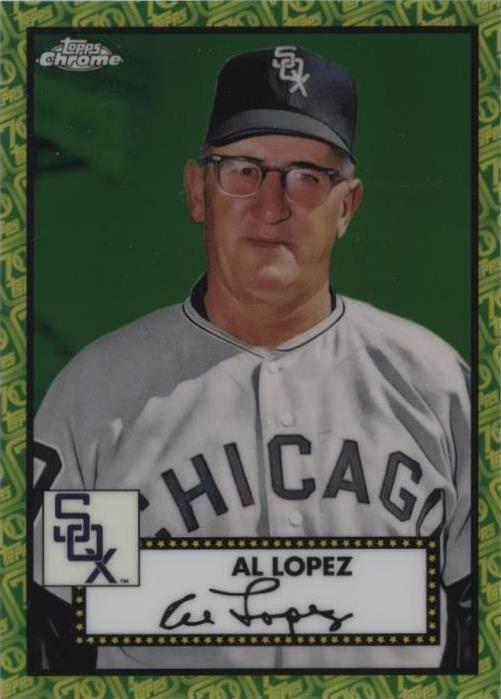 2021 Topps Chrome Platinum Anniversary - Al Lopez #653 Green & Yellow ...