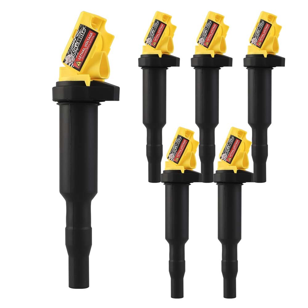 6 Pack High Performance Ignition Coil for BMW 328i 535i 550i 750i X3 X5 ...