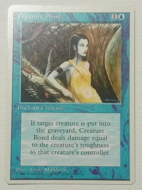 MTG Creature Bond Revised Edition Regular Common for sale online | eBay