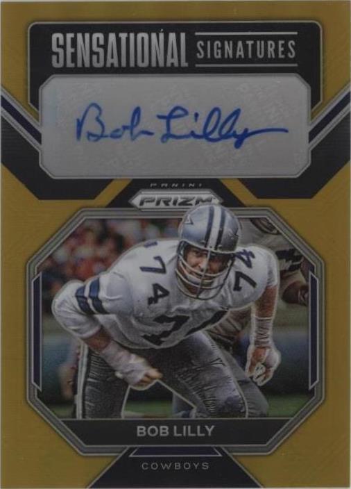 2022 Panini Prizm - Sensational Signatures Bob Lilly #SS-BL Gold Prizm ...