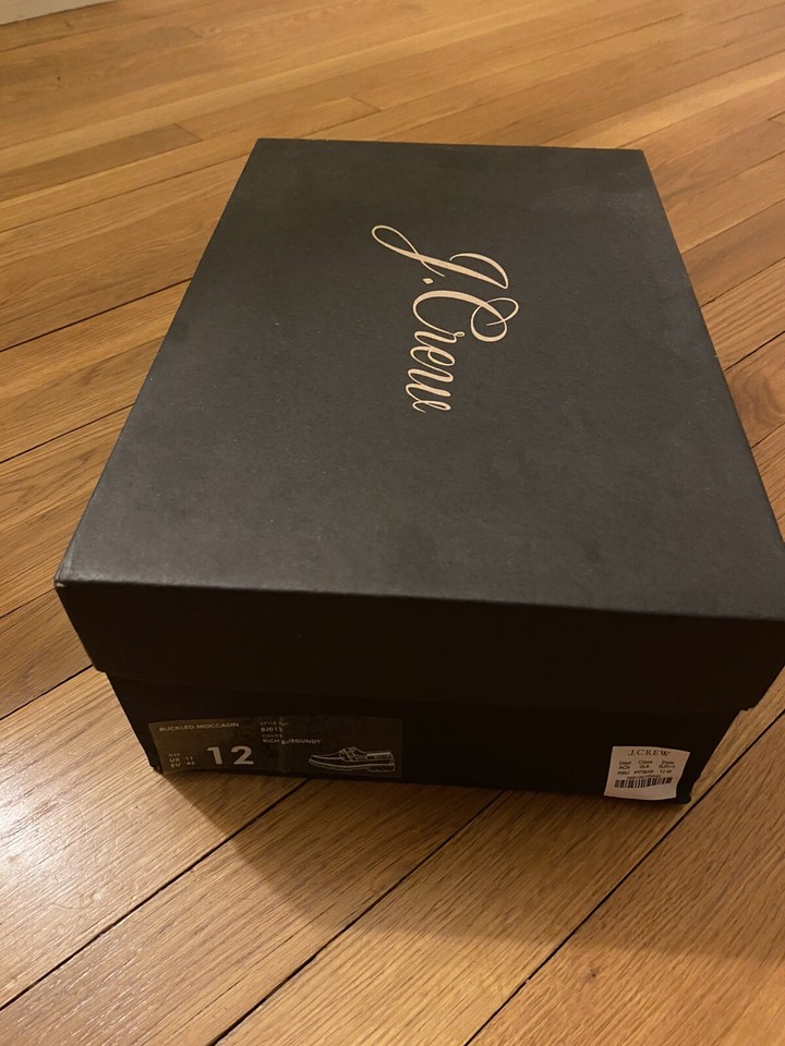 BRAND NEW! J. Crew Brown Leather Loafer Lug Sole Strap Sz 12 Polo ...