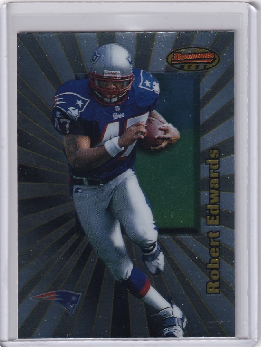 1998 Bowman's Best Robert Edwards #110 RC New England Patriots | eBay