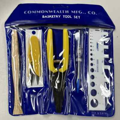 COMMONWEALTH MFG - BASKETRY TOOL SET - 5 PCS | eBay