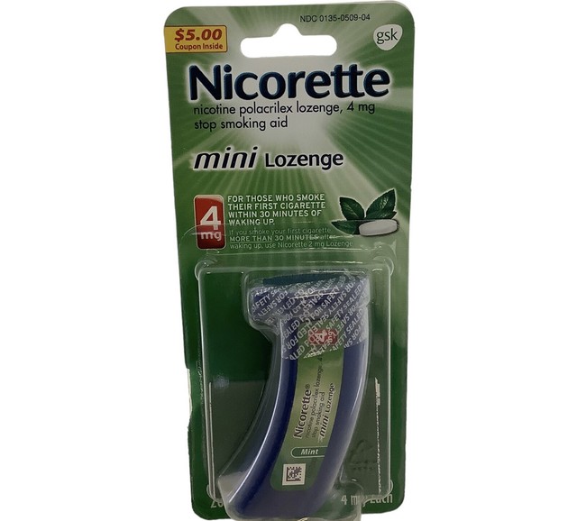 Nicorette Mini Lozenge Mint - 4MG (20CT) for sale online | eBay