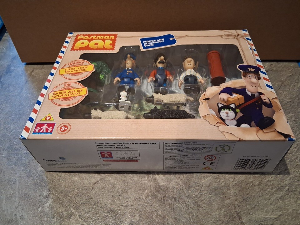 Postman Pat Figure And Accessory Pack 10 Pieces New | eBay