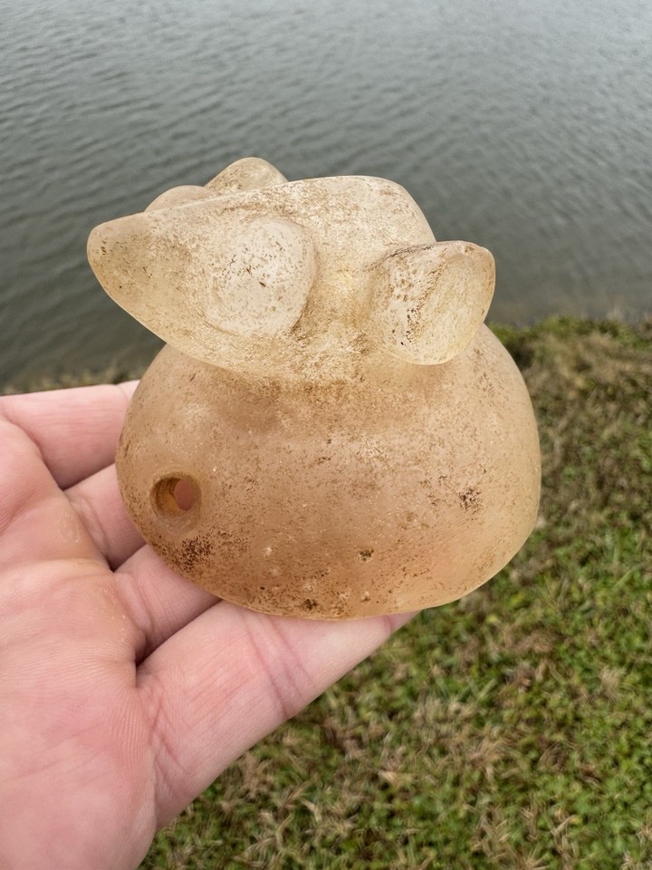 Rare Offering Native American Quartz Carved Popeyed Birdstone Artifact ...