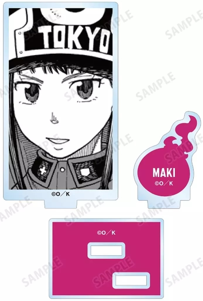 Acrylic stand/acrylic panel Maki Oze "Acrylic stand with original Fire ...