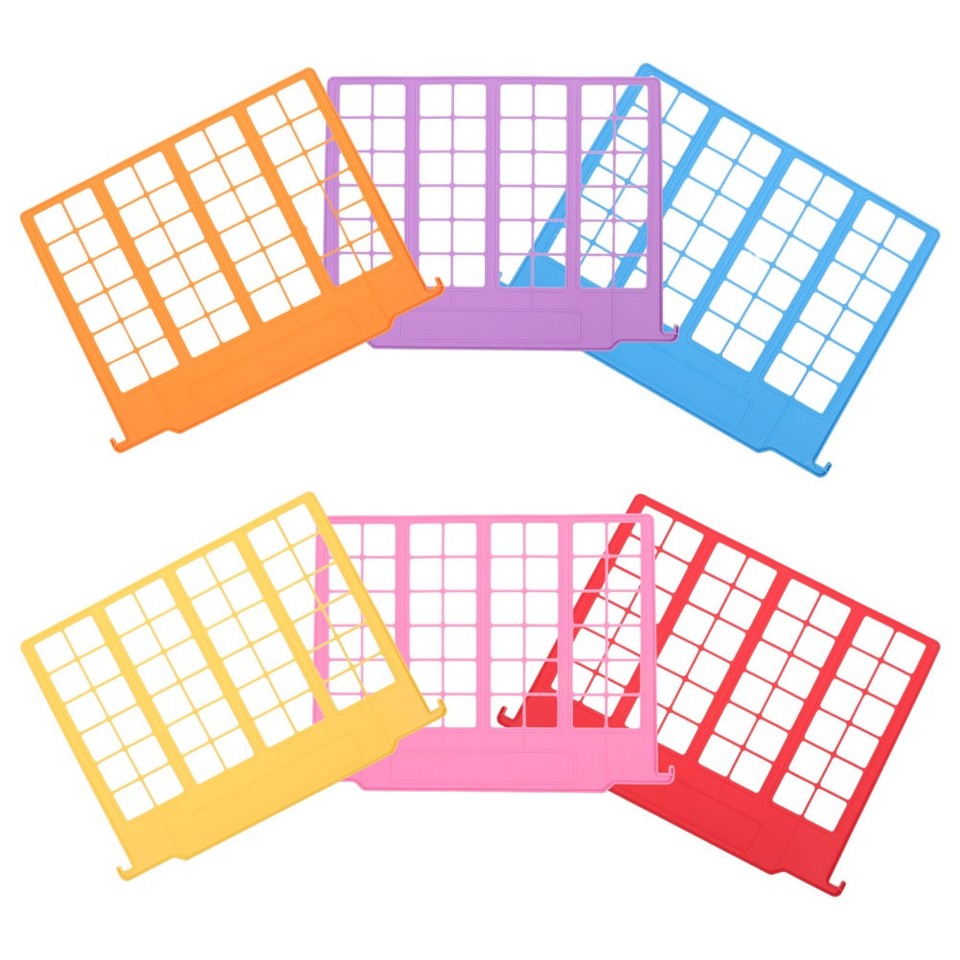 6 Pcs Hanging File Divider Folder Inserts Drawer Dividers Folders ...