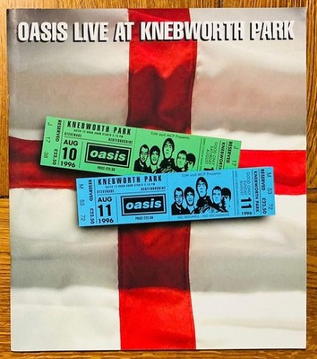 Oasis Original Concert Tour Gig Programme Knebworth Park 1996 | eBay UK