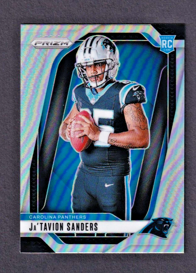 2024 Panini Prizm Ja'Tavion Sanders Rookie Variations Silver #16 (RC ...