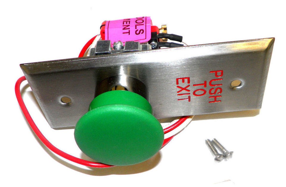 Dortronics N5211-MP23DA/GXE1 Narrow Style Push Button with Delay Switch ...