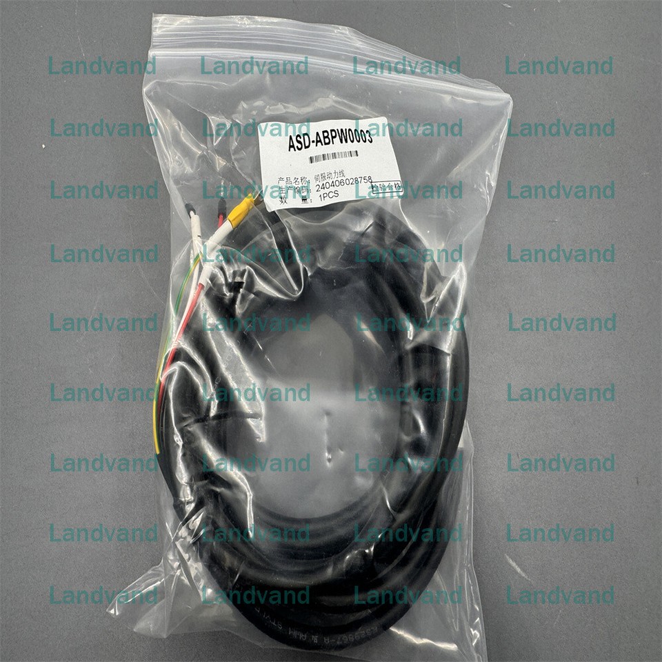 servo motor UVW power cord ASD-ABPW0003 3M cable | eBay