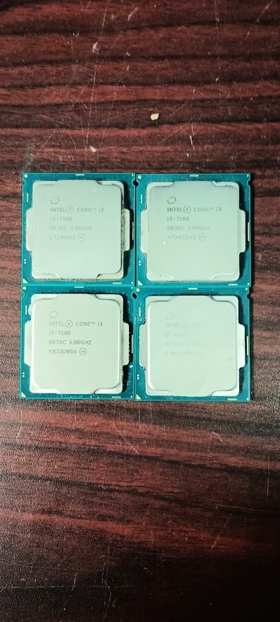 Lot of 4) Intel i3-7100 3.9GHz Duo-Core CPU Processor SR35C FCLGA1151 Socket #95 | eBay