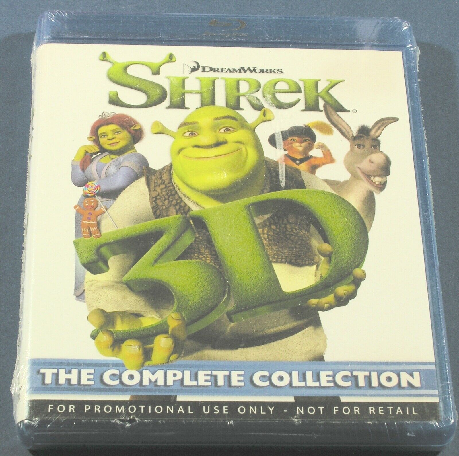 Shrek 3D The Complete Collection Blu Ray Promo Set SEALED NEW OOP ...