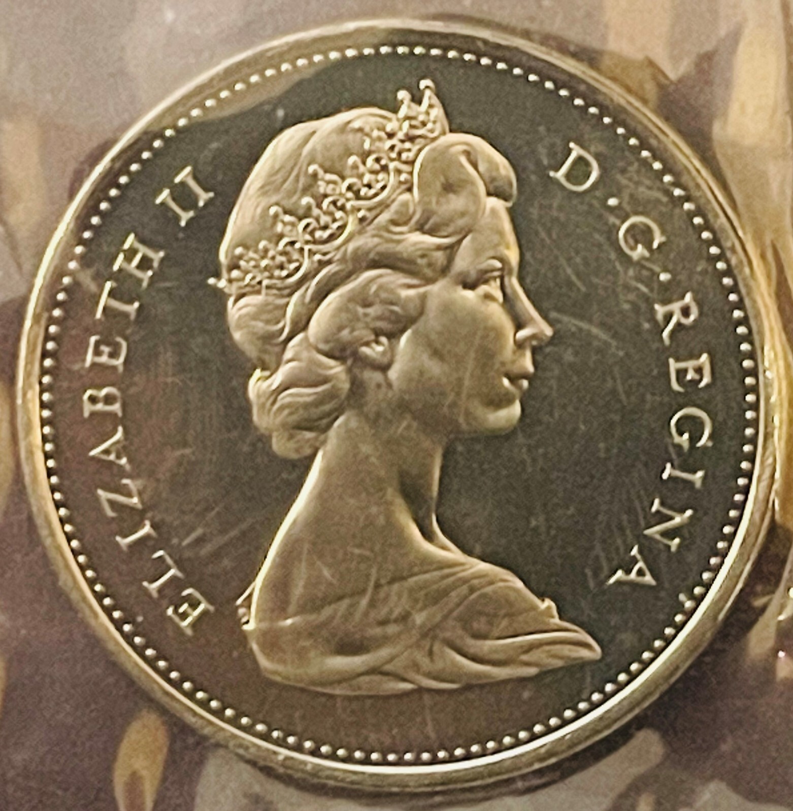 1968 Canadian Rare 25 Cents Coin Proof Like Cameo Sealed from the RCM ...