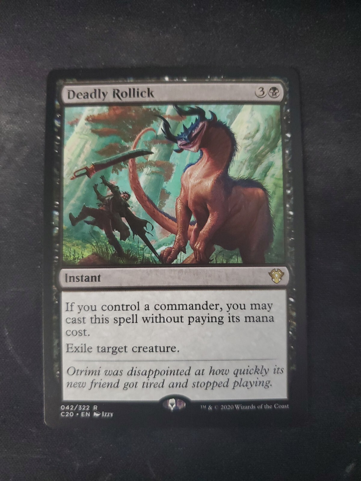 MTG Deadly Rollick Commander 2020 042/322 Regular Rare | eBay