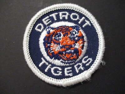 Detroit Tigers Patch Logo Size 2 x 2 inches Minimal Fray | eBay