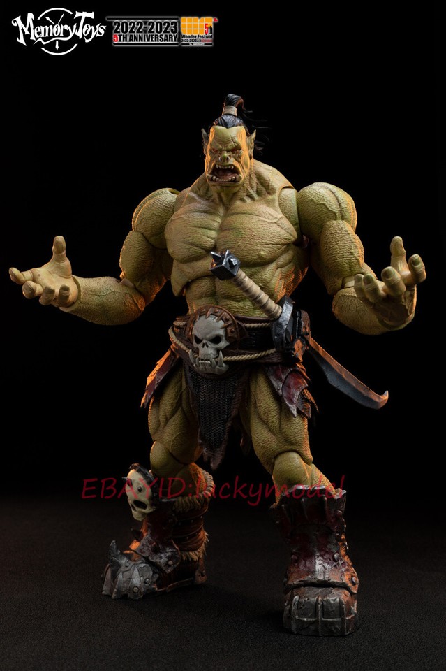 Memory toys Bloodhand Bounty hunter Morlock Green Orc Action Figure In ...