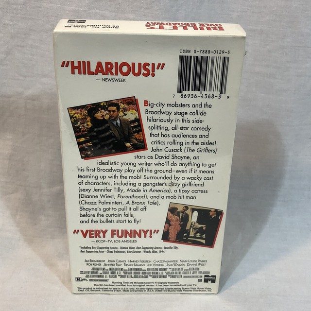 Bullets Over Broadway (VHS, 1995) for sale online | eBay