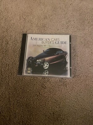 AMERICAN CARS BUYER'S GUIDE PC CD-ROM NEW AUTO REGISTRY '97 | eBay