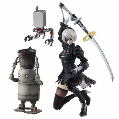 2B & Machine Life Form Set 2 Body Set Nier : Automata BRING ARTS Female ...
