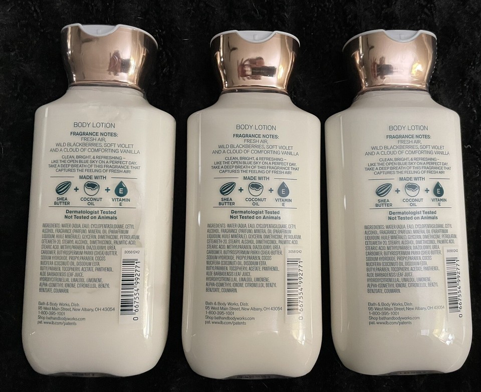 NEW! (3) - Bath & Body Works OPEN SKY Body Lotion 24 Hour Moisture | eBay