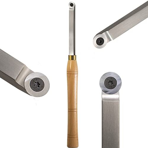 Finisher Woodturning Lathe Carbide Tipped Bended Chisel Tool with 18mm ...