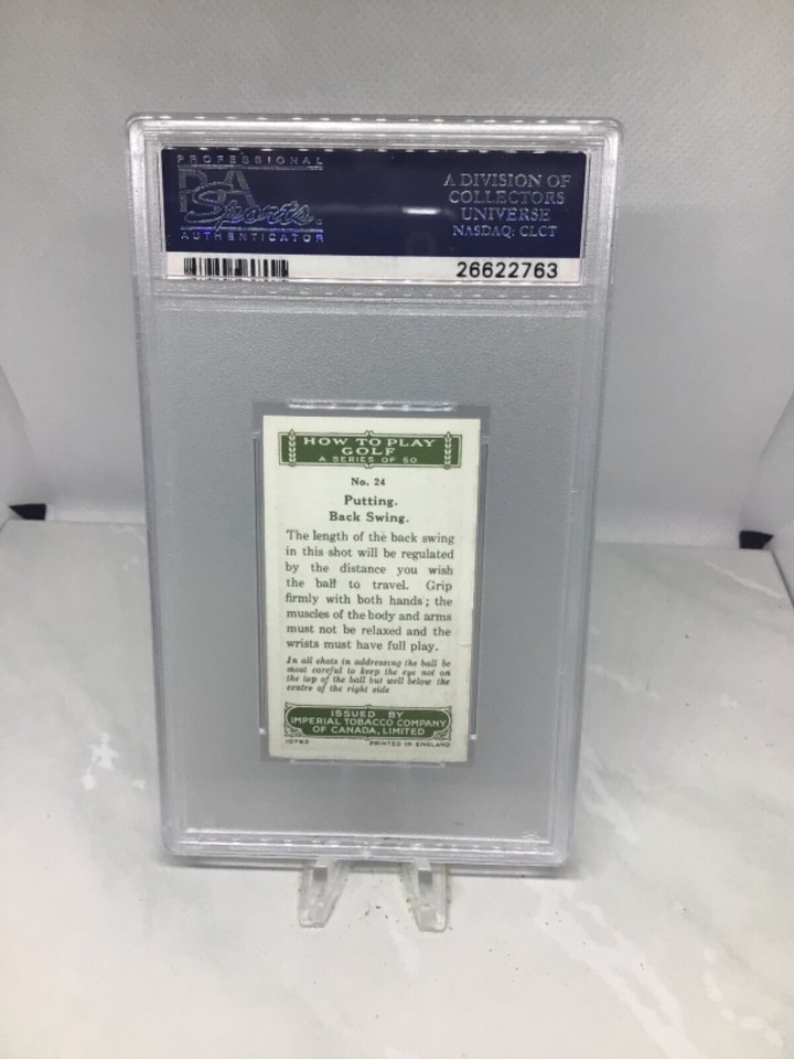 1925 Imperial How To Play Golf #24 Arthur Havers PSA 5 | eBay