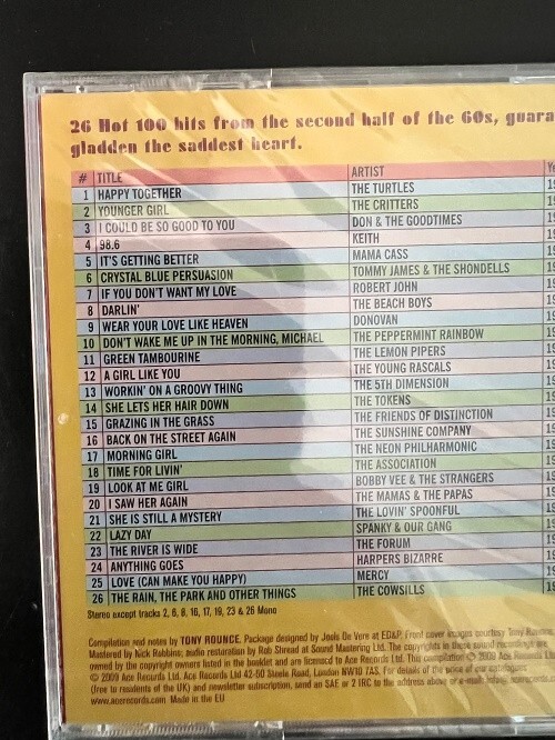 CHARTBUSTERS USA, VOL. 1, 2, 3 + SUNSHINE POP - 114 SONGS - COMPLETE ...