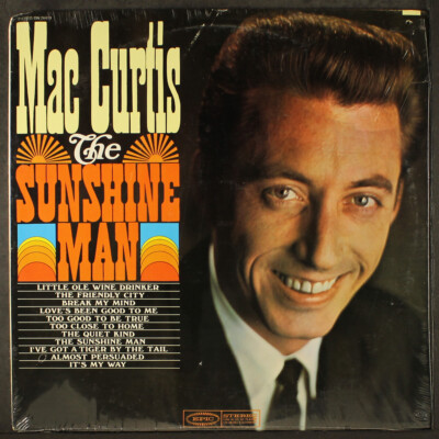 MAC CURTIS: the sunshine man EPIC 12" LP 33 RPM | eBay