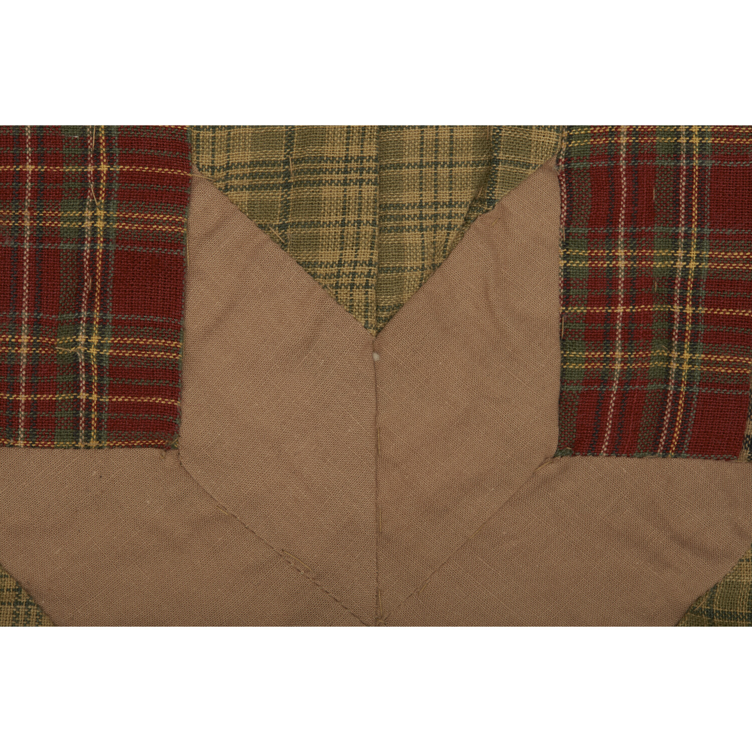 Rustic California King Quilt Green Patchwork Tea Cabin Bedroom Decor ...