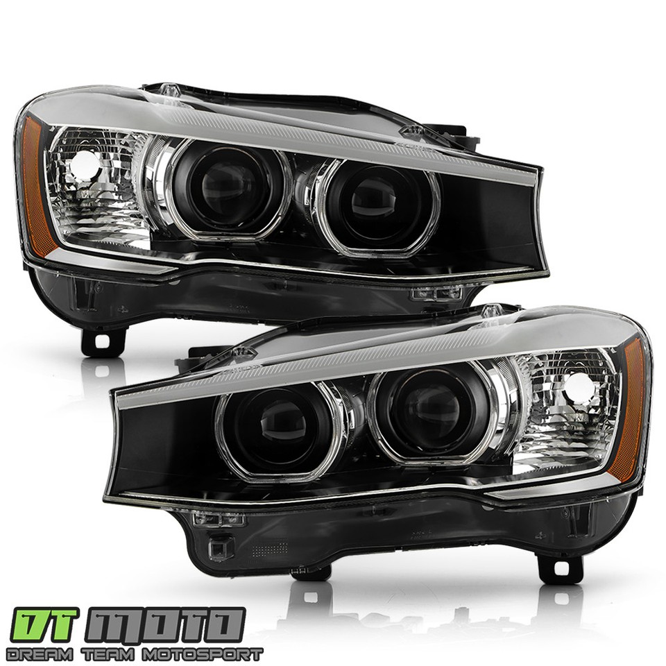 For 2015-2017 BMW X3 X4 HID/Xenon w/ AFS LED DRL Projector Headlights ...
