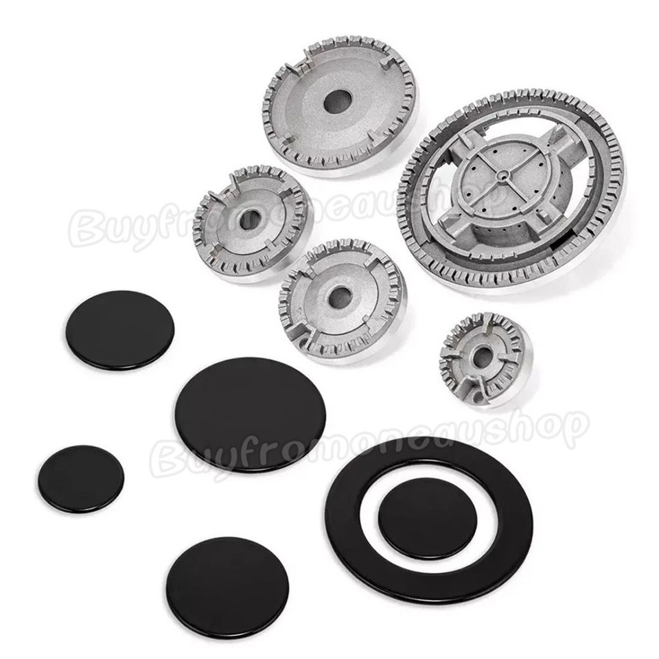 5pcs/set Cooker Hat Set Stove Lid Cast iron Upgraded Fits Most Gas ...