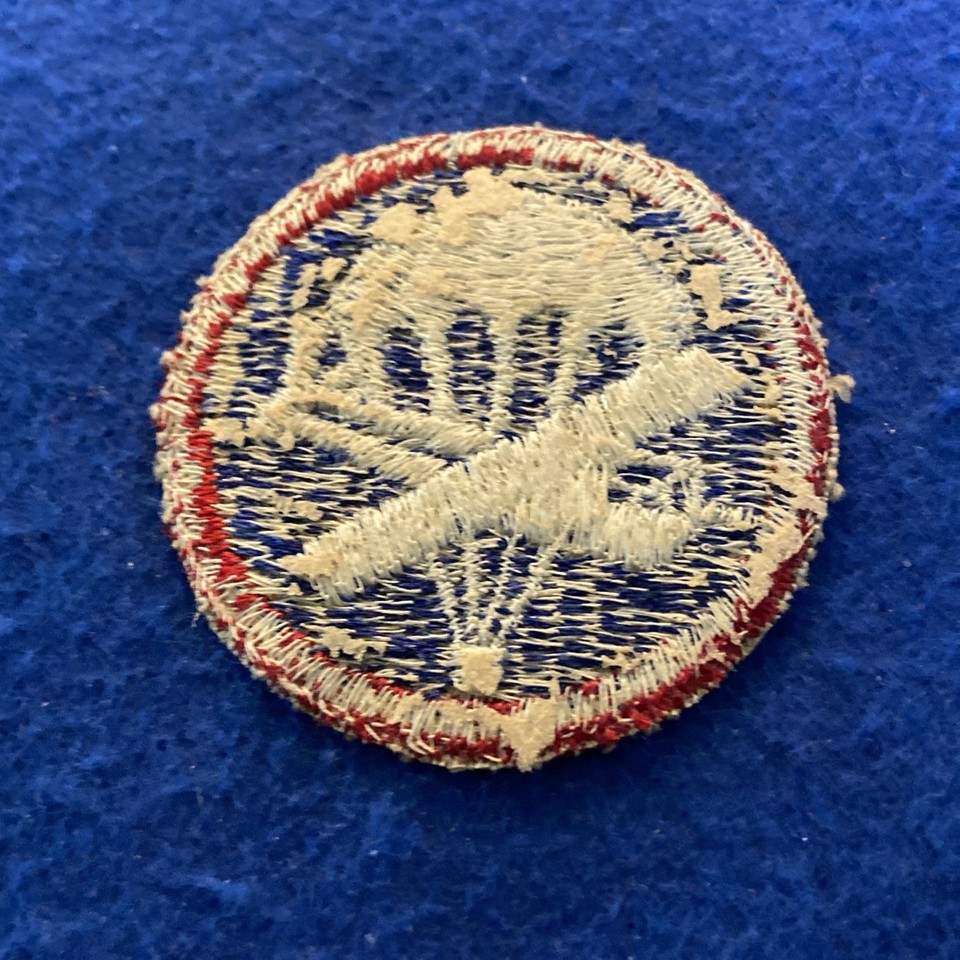 Original WWII Occupation EM Airborne Cap Patch - Embroidered - Japanese ...