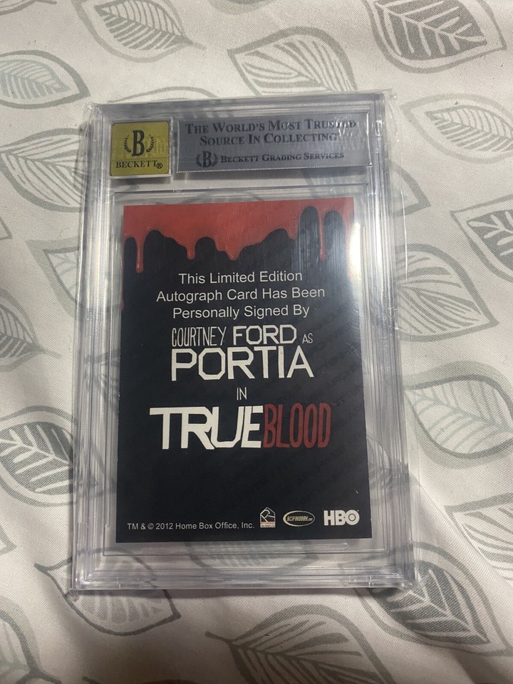 2012 Rittenhouse True Blood: Premiere Edition Courtney Ford Portia BGS ...