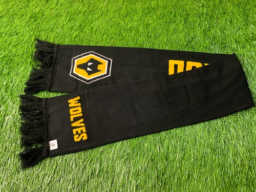 WOLVERHAMPTON WANDERERS WOLVES 2022-2023 FOOTBALL FAN SCARF OFFICIAL ...
