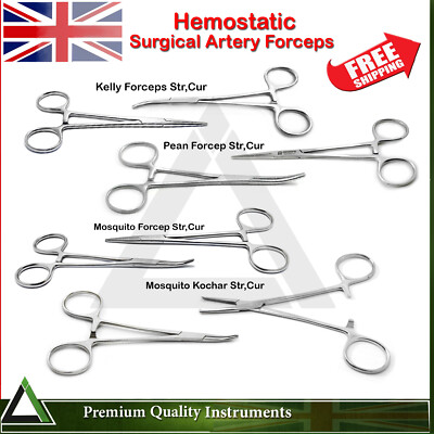 Artery Locking Forceps Clamp Hemostats Suture Needle Holding Surgical ...